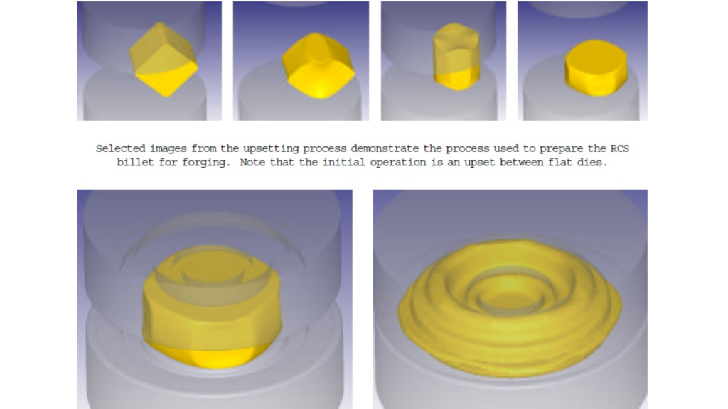 Gear Blank Forging - Software DEFORM