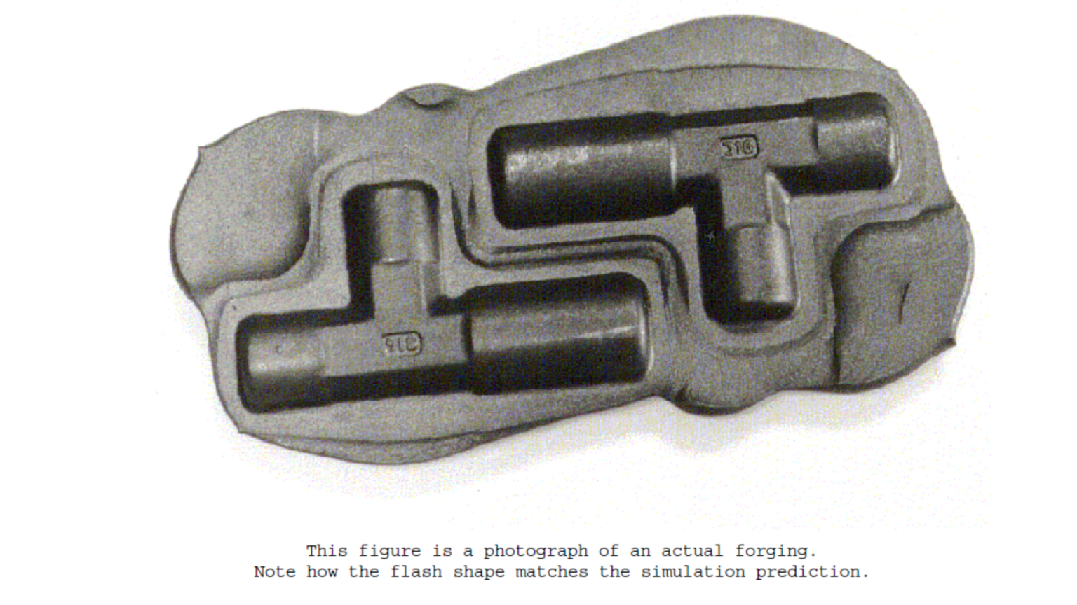 Lap formation in a Hot Forging - Software DEFORM
