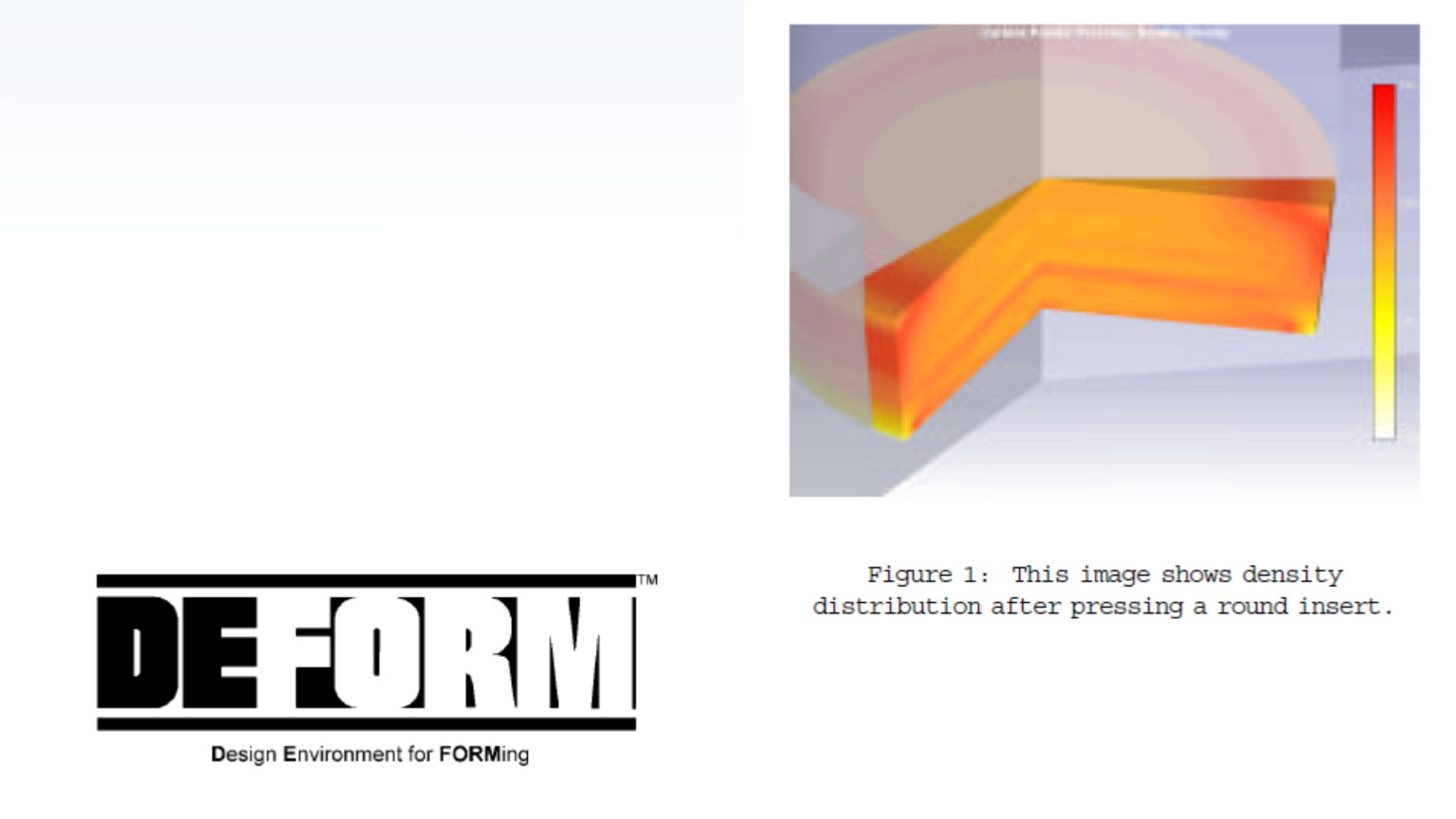 Pressing and Sintering Carbide Inserts - Software DEFORM