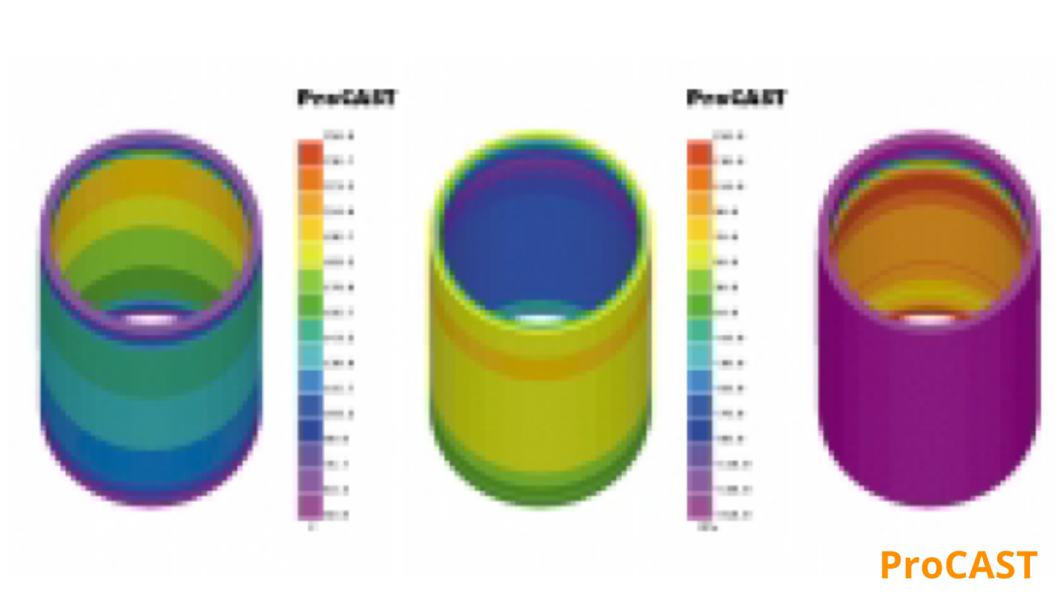 Continuous casting simulation with ProCAST Software