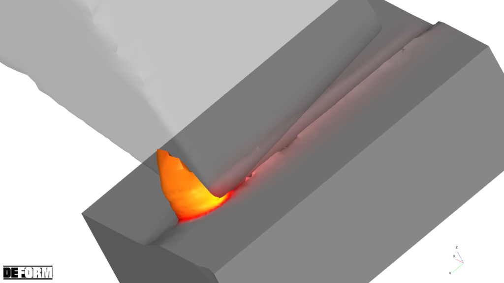 Milling simulation with DEFORM simulation software