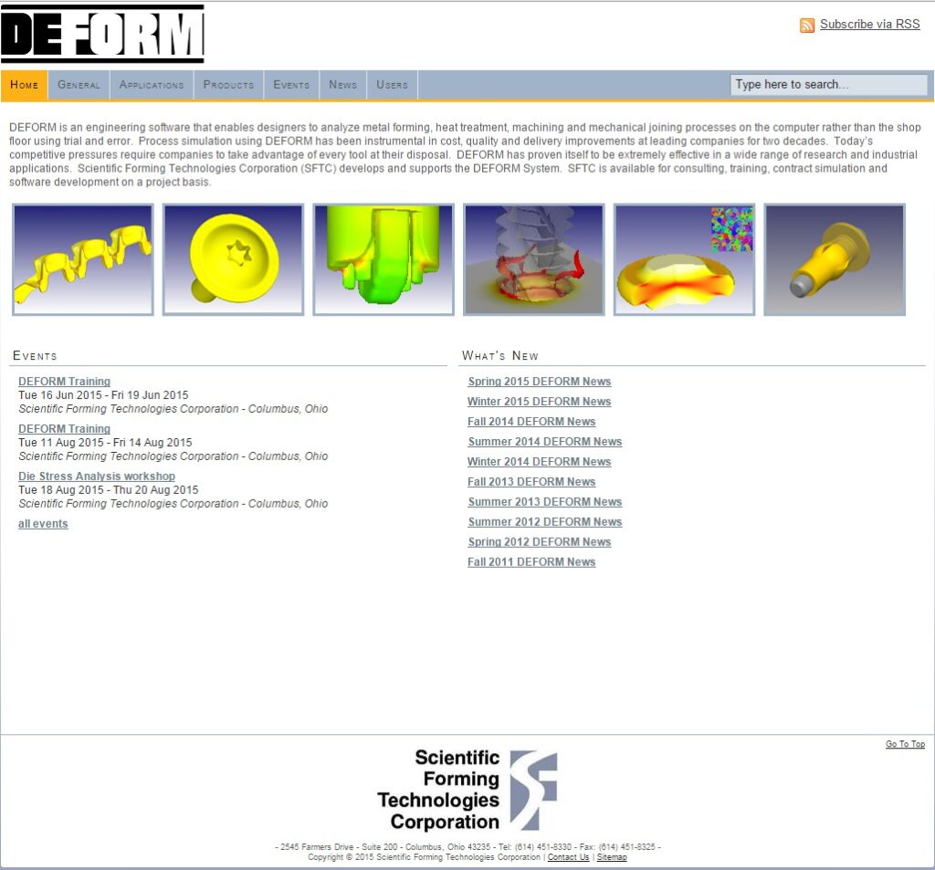 DEFORM, Engineering Software - Ecotre